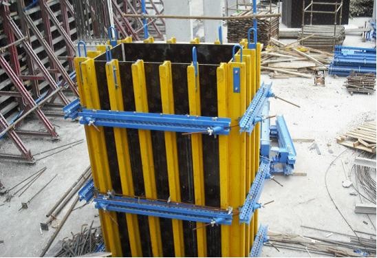 Concrete column formwork, formwork system, H20 formwork