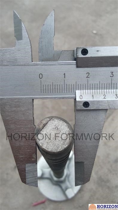 Cold rolled Scaffolding Tie Rod 16mm with wing nut and waler plate
