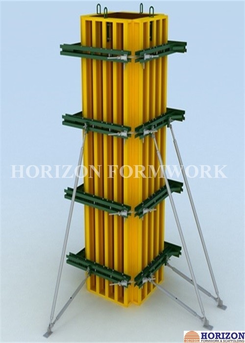 Concrete column formwork, Adjustable Column formwork, shuttering ...
